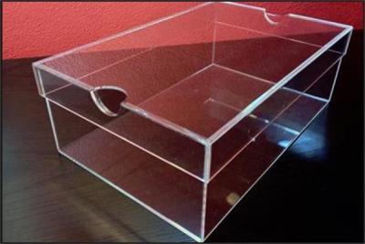 China Beautiful and Elegant Clear Acrylic Shoes Box for sale