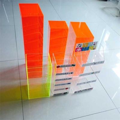 China 2017 acrylic cell phone display stand clear acrylic mobile phone holder for sale
