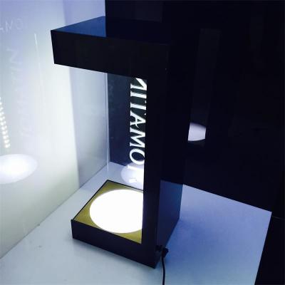 China LED acrylic wine bottle display boxes acrylic wine holder wine stand for sale