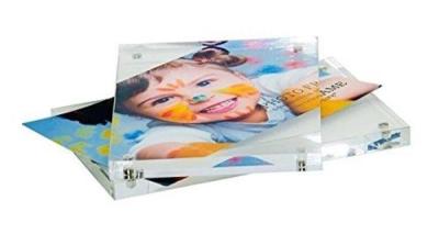 China acrylic material and souvenier decoration business gift use acrylic block frame for sale