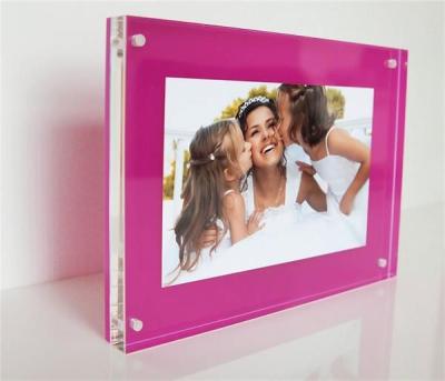 China Free design high transparency clear square acrylic photo frame for sale