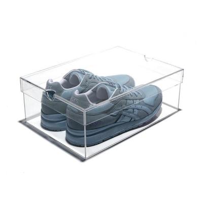 China Hot-selling acrylic transparent acrylic shoe box showcase Display Rack for sale