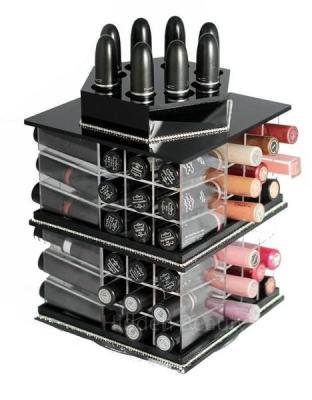 China New Arrival Makeup Acrylic Cosmetic Display Lipstick Stand Holder for sale