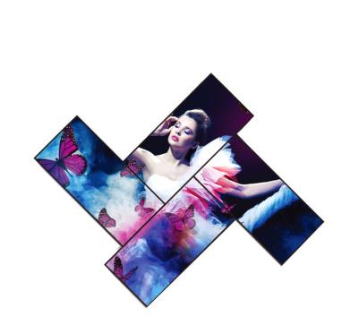 China 3.5mm bezel 4x4 iron wall mount digital signage LCD screen video wall for sale