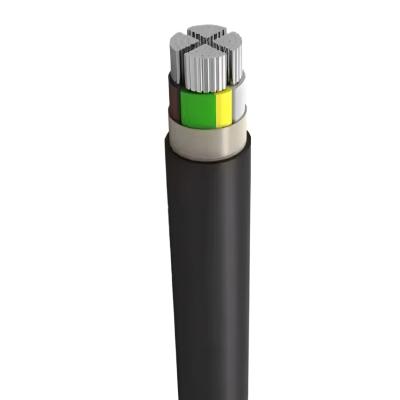 China Aluminium Conductor 4-5 Core PVC Insulated Power Cable PVC Sheath 0.6/1kV VV NYY for sale