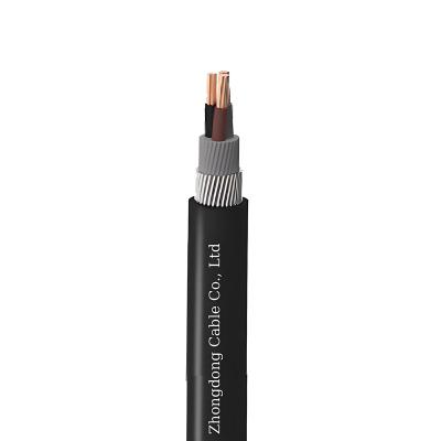 Cina IEC 60502 STA Cavo elettrico blindato a tre nuclei per uso sotterraneo in vendita