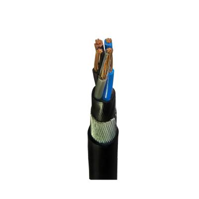 China SWA Copper Multi Core Armoured Cable 600V 1000V 2 3 4 5 Core Armored Power Cable for sale