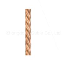 China 70 Sq.Mm Bare Copper Conductor for Overhead Power Lines - 10.65mm Diameter with 0.2646 Ω/km Resistance for sale