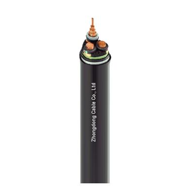 China Flame Retardant Medium Voltage Cable 12/20kV N2XSH Single Core Three Core for sale