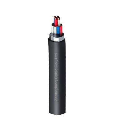 China Aluminum Foil Shielded Control Cable 0.6/1 kV Cu/PVC/PVC Flame Retardant Control Cable KVVGeng for sale
