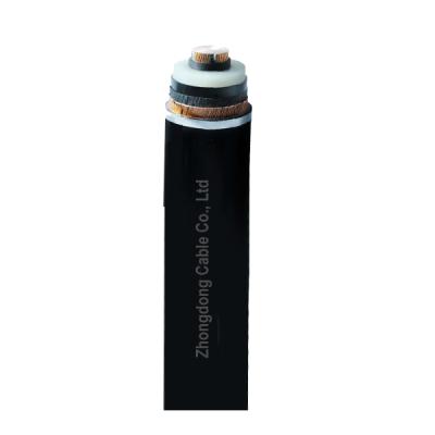 China 100% Insulated MV Cable 1X630mm2 Copper Conductor XLPE Insulated 25kV for sale