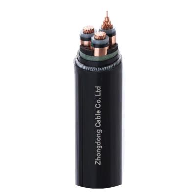 China 3 Core Medium Voltage Cable CU/XLPE/CTS/SWA/PVC to IEC 60502-2 for sale