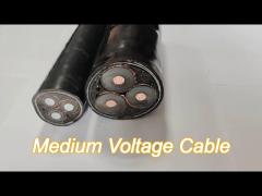 industrial three core medium voltage underground cable xlpe insulated 26kv 35kv