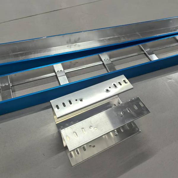 Quality Conductive Aluminum Ladder Cable Tray Silver For Lightweight And Durable for sale