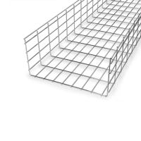 China Galvanized Welded Wire Mesh Cable Tray 200mm For Raised Access Floor for sale