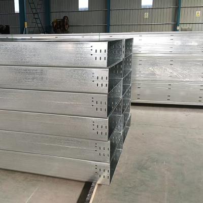 China 1.5mm Thick HDG Hot Dipped Galvanize Cable Tray Customized Ladder Tray Steel Construction Material for sale