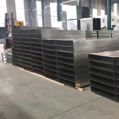 China Outdoor Galvanized Cable Tray Three Links Bending Trough Wireway Type Routing for sale