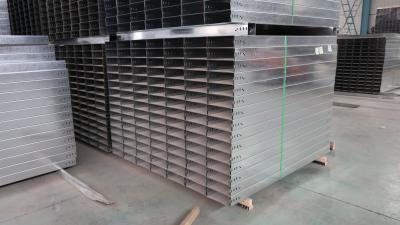 China Customizable Width Solid-Bottom Trough Cable Tray with Anti-Corrosion and Modular Spliced Design for Cable Isolation for sale