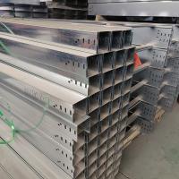 China Adjustable Width Slotted Cable Tray Telescopic Steel Trunking for Variable Cable Routing for sale