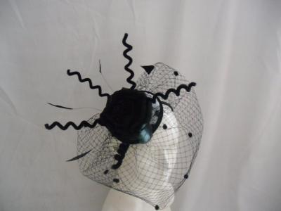 China Fancy Veiling Sinamay Ladies Fascinator Hats Flower Trim for Wedding for sale