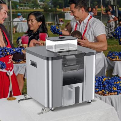 China 2025 CE Certified High Efficiency 40kg/day Commercial Snow Ice Maker Machine Touch Sensor Auto Defrost Ice Crushers Shavers for sale