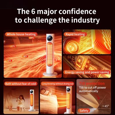 China New Home Stand-Alone Electric Heater with Carry Handle Mini Dual-Use for Cold & Warm Overheat Protection for Floor Lying for sale