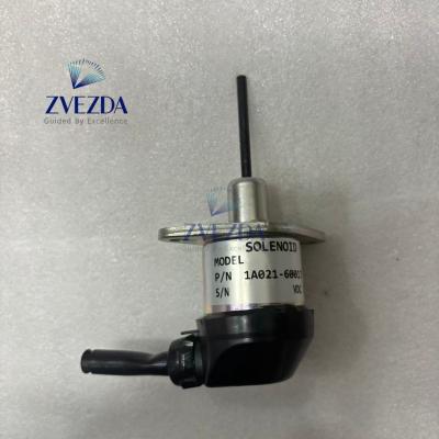 China 1A021-60017 12V Fuel Shutoff Solenoid Valve For D1503 V2003 V2203 V2403 Engine for sale