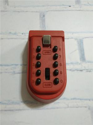 China Buttoned Single Key Reinforced Security Lock Box For Keys Wall Mounting for sale