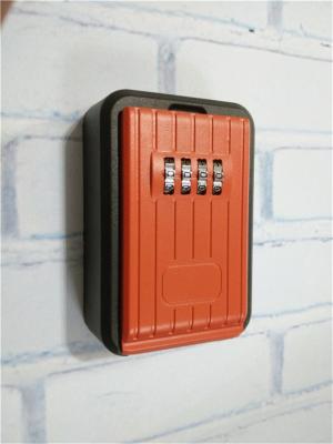 China Outdoor Push Button Wall Mounted Key Lock Box For Door High Security for sale