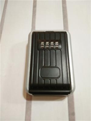 China Wall Mounted Outdoor Key Safe Box / Digital Card Locked Key Box Outside for sale