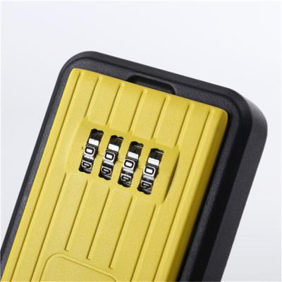 China Outdoor 4 Digit Combination Key Lock Box Waterproof Repair Service Personnel for sale