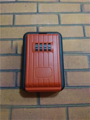 China 4 Pin Coded Outdoor Key Safe Box padlock Wall Mounted Rust Proof for sale
