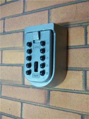 China Original Wall Mounted Key Lock Box ,10 Push Button Combination Key Lock Box for sale