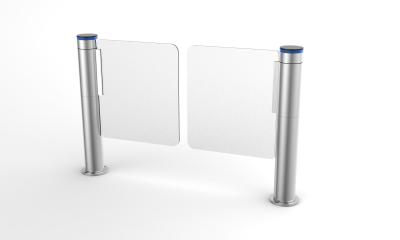 China 141mm Cylindrical Swing Speed Gate Integrated Rapid Access Turnstile Building Security Entry Control for sale