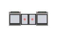 China Door Control System Half Height PSD Automatic Platform Gate Airport Rail Station Security Access for sale