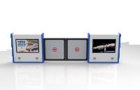 China Platform Screen Door System Half Height PSD Automatic Safety Gate BRT Bus Station Control for sale