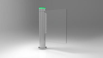 China Security 168mm Cylindrical Swing Barrier Turnstile Gate Automatic Door Access Control System for sale