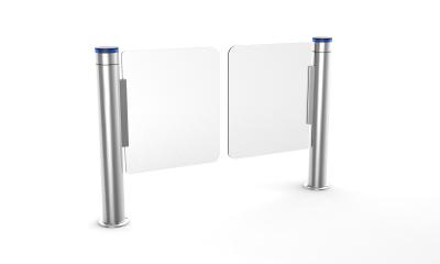 China Compact 127mm Cylindrical Swing Turnstile Gate Automatic Security Access Barrier Control System for sale