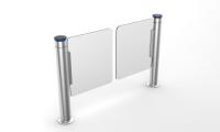 China Compact 127mm Cylindrical Swing Turnstile Gate Automatic Security Access Barrier Control System for sale