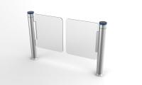 China Compact 127mm Cylindrical Swing Turnstile Gate Automatic Security Access Barrier Control System for sale