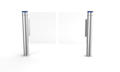China Electric 127mm Cylindrical Swing Speed Gate Turnstile Automatic Barrier Door Security Access System for sale