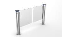 China Durable 141mm Cylindrical Swing Barrier Turnstile Rapid Access Door Security Control System for sale