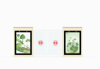 China Sliding Speed Gate System Half Height PSD Supermarket Office Face Recognition Access Corridor Control for sale