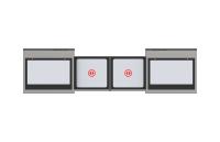 China Light Rail Station Control System Half Height PSD Automatic Safety Barrier Door BRT Platform for sale