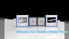 BRT Platform Screen Doors High Security Automatic Gates