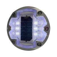 China Solar LED Road Studs IP68 Waterproof 6 LEDs 75T Load Capacity for Pavement Safety for sale