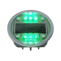 China Solar Cat Eyes Road Stud 6 LED Embedded 50 Tons Compression Resistance IP68 for sale