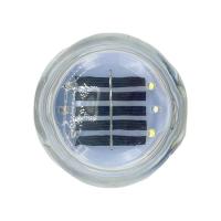 China IP68 Tempered Glass Solar Road Markers 102mm Diameter 40T Load Capacity for sale