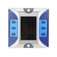 China Solar LED Road Studs 20T Load Capacity IP68 Waterproof 105x105x23mm High Brightness for sale