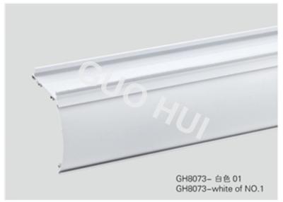 China Customized T5 Aluminium Extrusion Profiles For Soft Sheer Blind White Color for sale